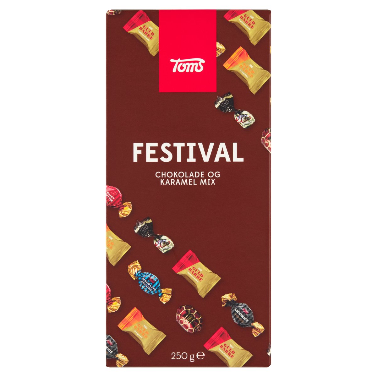 Festival 250 g - Chokolade - Popup-toms.dk